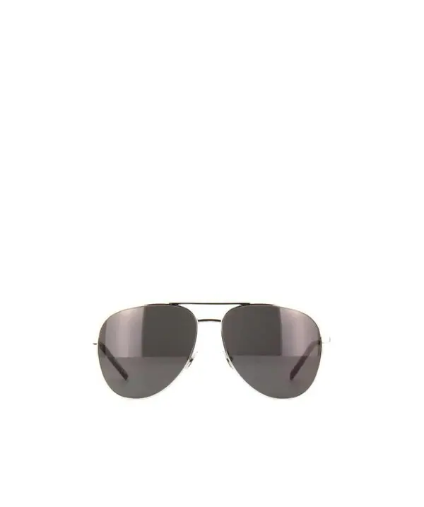 Saint Laurent Pilot Frame Sunglasses - Gray