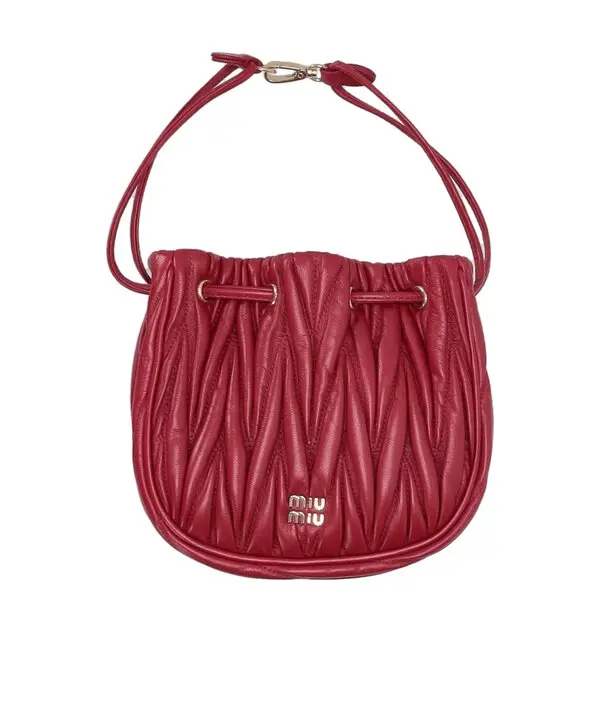 Miu Miu Drawstring Clutch Bag