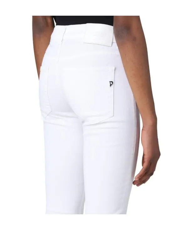 DONDUP Logo Jeans - White