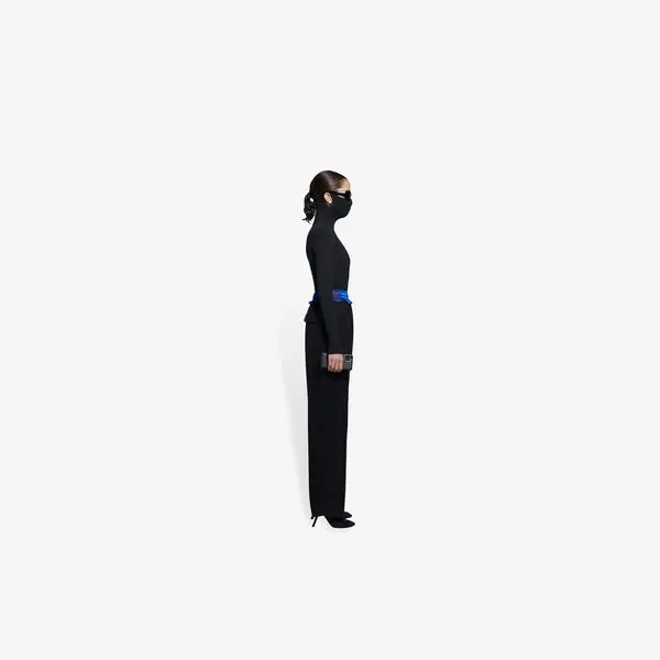 Balenciaga Contrast Waistband Tailored Track Pants