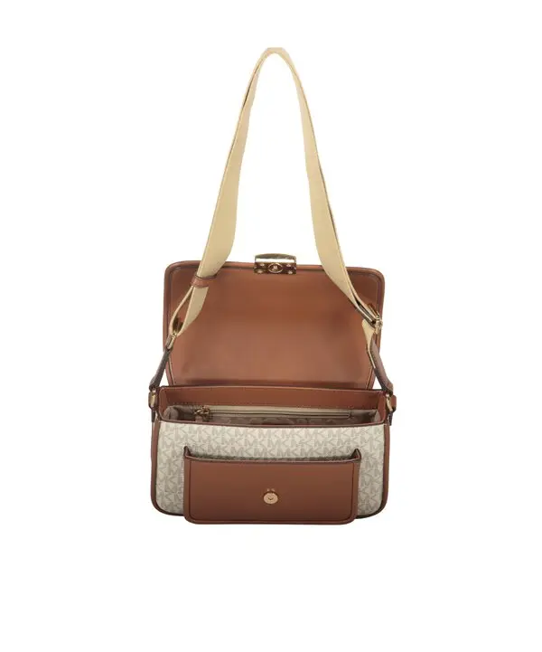 Michael Kors Logo Flap Shoulder Bag