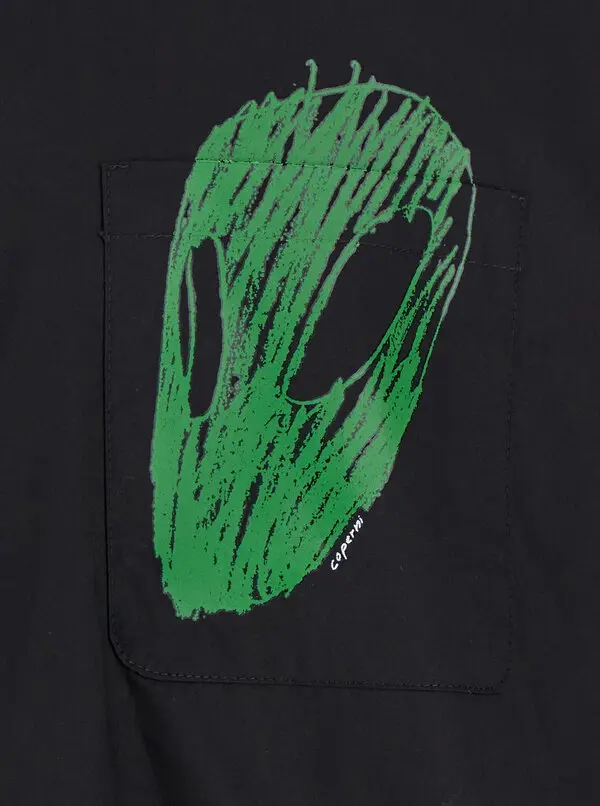 Coperni Alien Head Loose-fit Buttoned Shirt