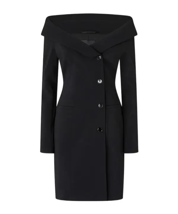 Pinko Blazer-style Sheath Dress With Off-center Placket