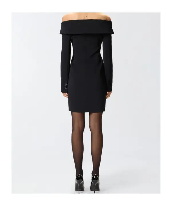 Pinko Blazer-style Sheath Dress With Off-center Placket