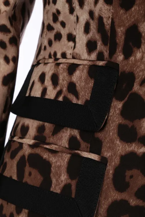 Dolce & Gabbana Leopard Print Blazer