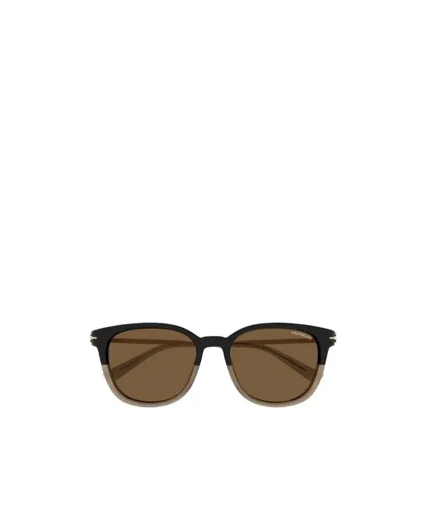 Montblanc Eyewear Square Frame Sunglasses - Green