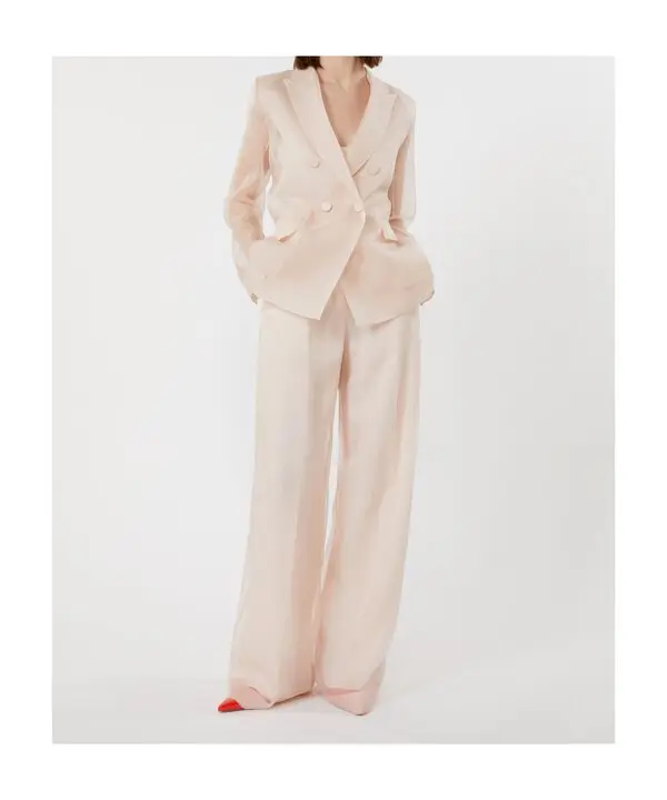 Max Mara Slogan Silk-organza Blazer