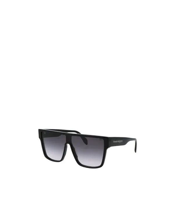Alexander McQueen Shield Frame Sunglasses - Black