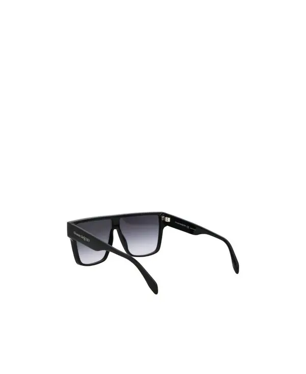 Alexander McQueen Shield Frame Sunglasses - Black