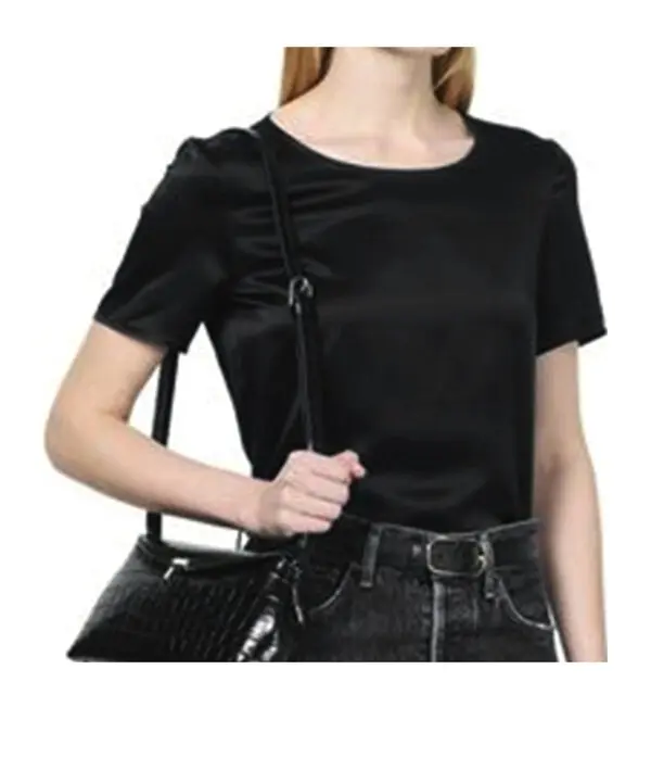 Max Mara Dida Crewneck Short Sleeve Blouse