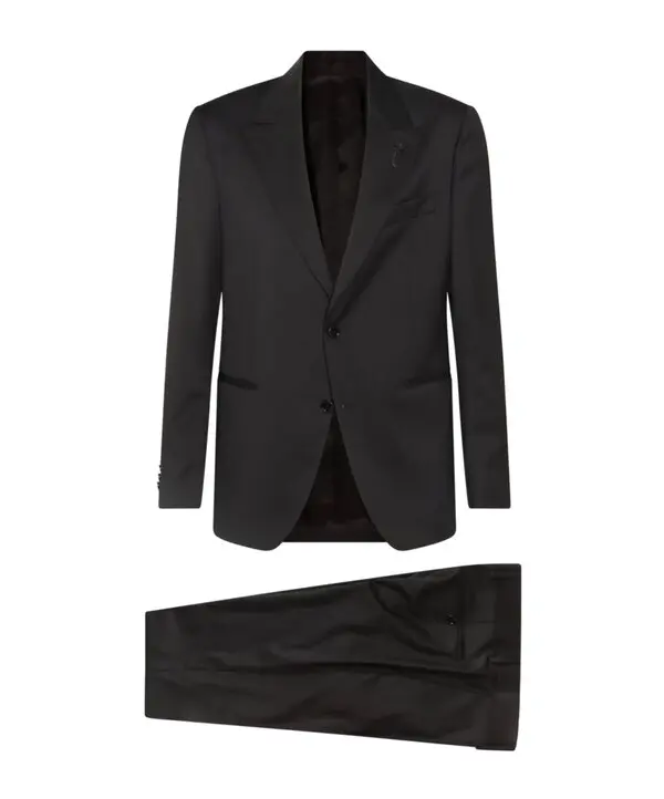 LARDINI Single-breasted Tailored Suits - Black