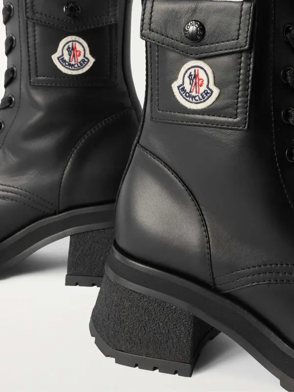 Moncler Gigi Lace-up Ankle Boots