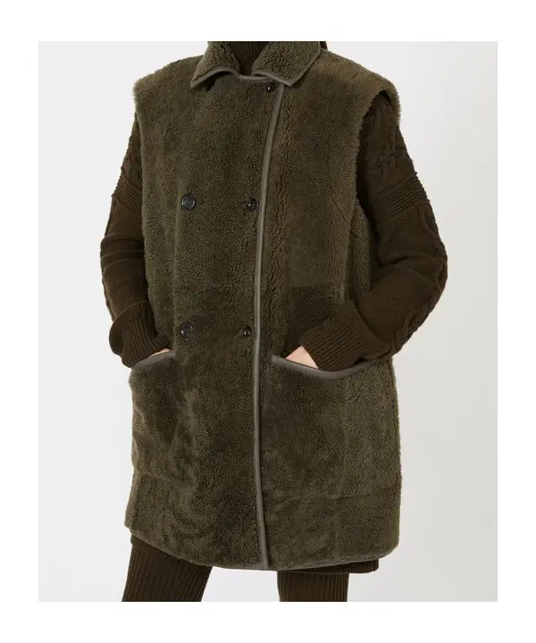 Max Mara Oversized Double-breasted Gilet