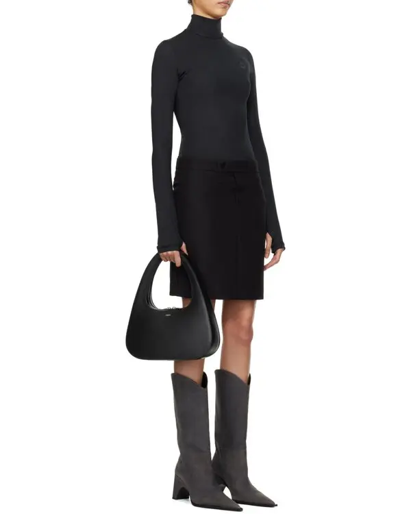 Coperni Hybrid Tailored Dress With High Collar