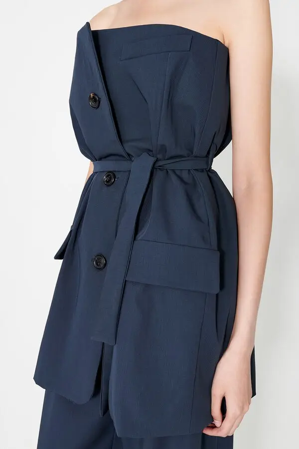 Our Legacy Belted Waist Suit Top