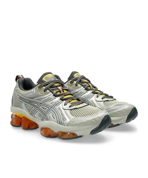 Asics Gel-quantum Kinetic Lace-up Sneakers - Fossils/sterling Silver
