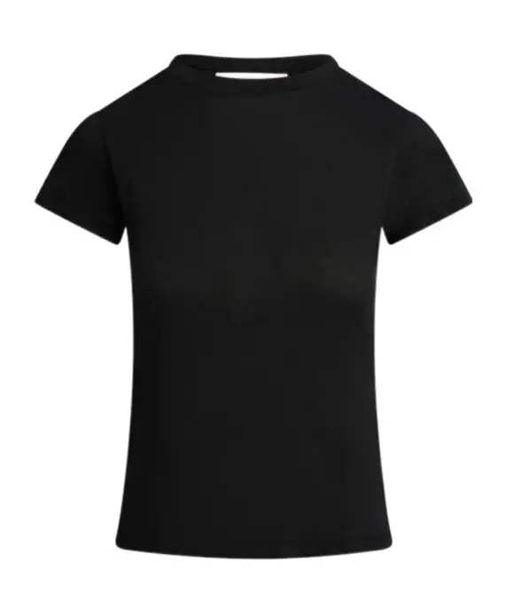 AYA MUSE Crewneck T-shirt With Short Sleeves And Straight Hem