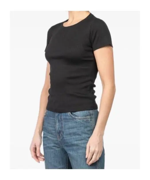 AYA MUSE Crewneck T-shirt With Short Sleeves And Straight Hem