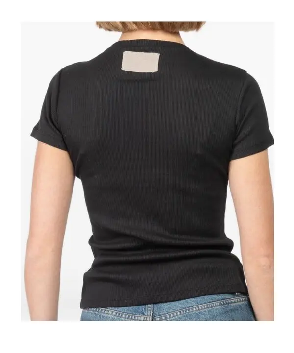AYA MUSE Crewneck T-shirt With Short Sleeves And Straight Hem