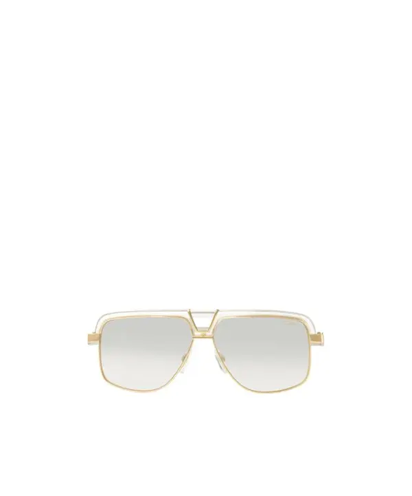 Cazal Full Rim Aviator Sunglasses - White