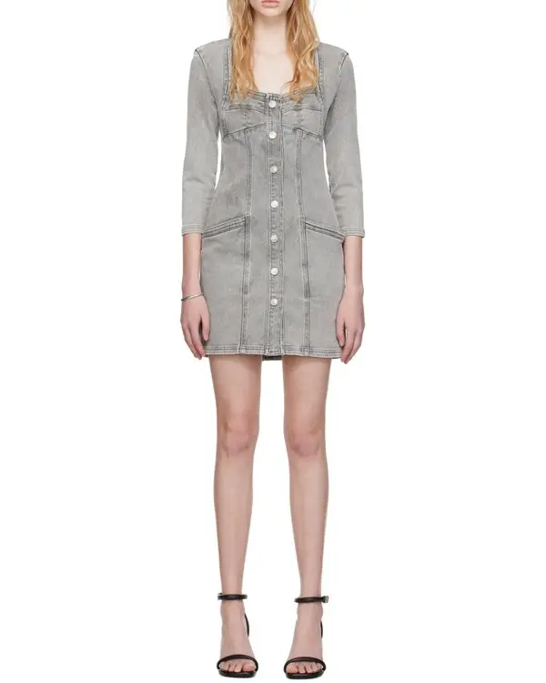 Isabel Marant Étoile Vona Mini Denim Dress