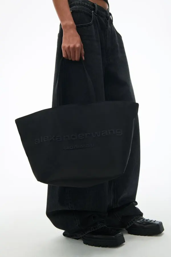 Alexander Wang Logo Pouch Tote Bag - Black