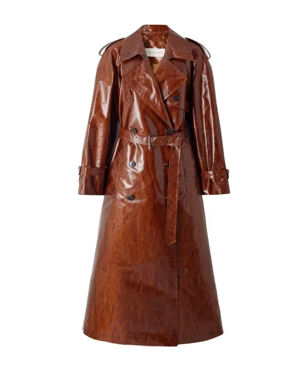 Dries Van Noten Water-repellent Trench Coat - Brown