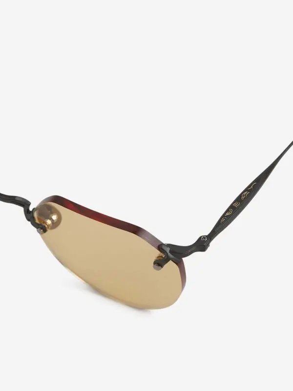 Matsuda Frameless Octagonal Sunglasses