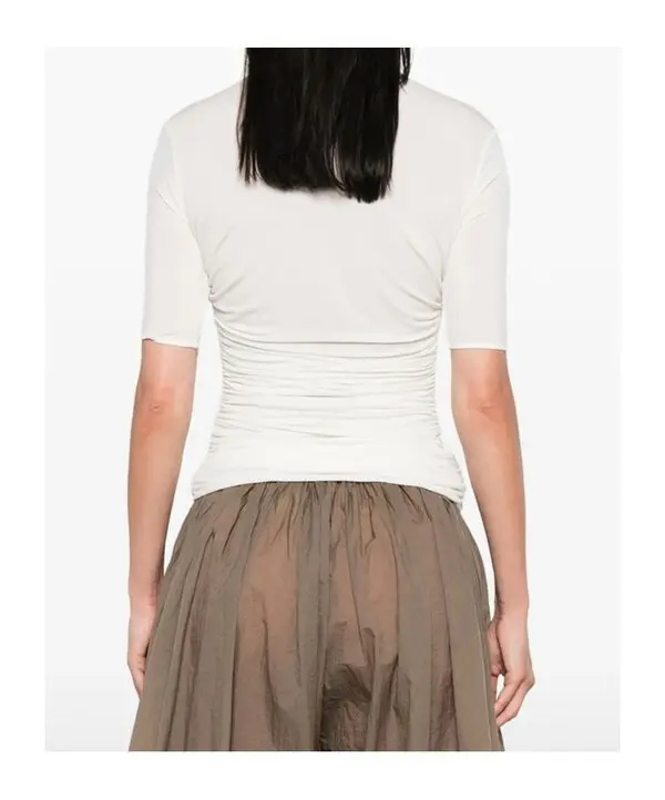 Alaïa Gathered Detail Jersey T-shirt