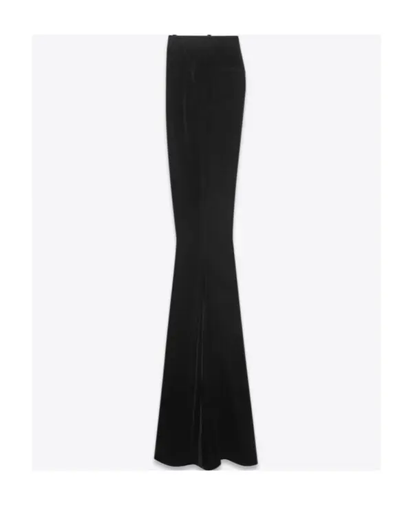 Saint Laurent Velvet Flared Trousers