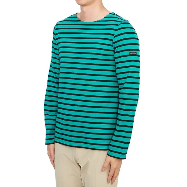 Saint James Striped Graphic T-shirt
