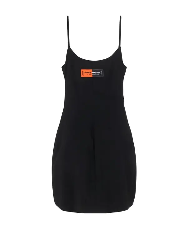 Heron Preston Zip-front Sleeveless Mini Dress