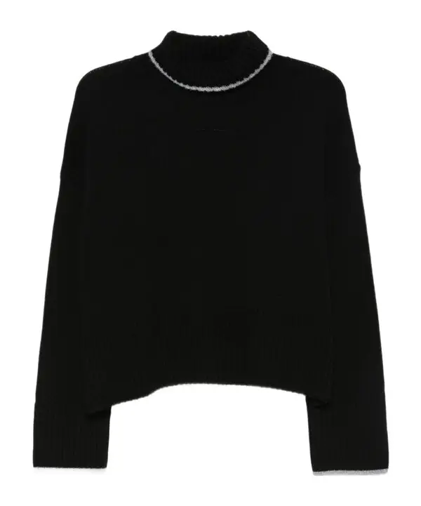 Pinko Knit Polo-neck Jumper