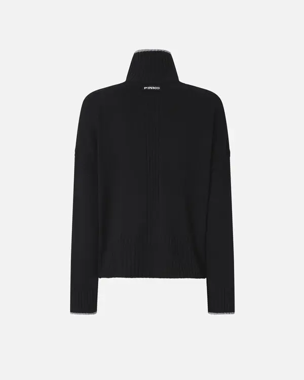 Pinko Knit Polo-neck Jumper