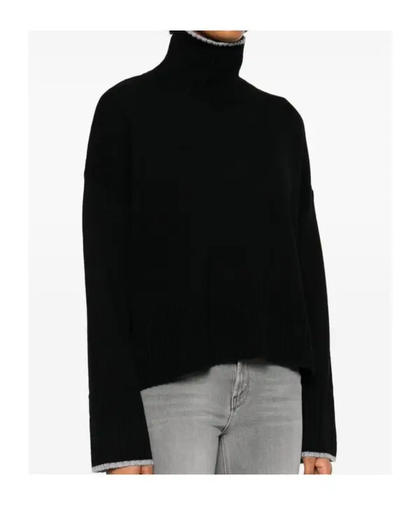 Pinko Knit Polo-neck Jumper