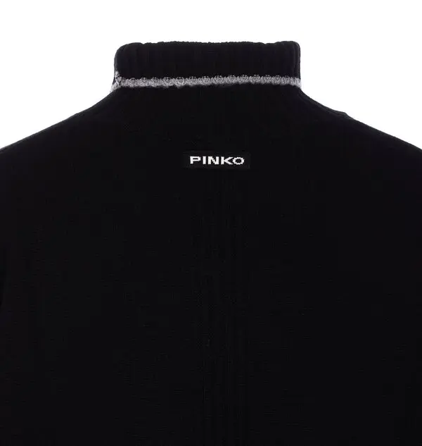 Pinko Knit Polo-neck Jumper