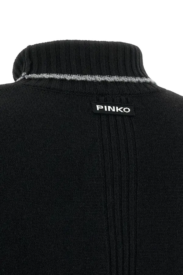 Pinko Knit Polo-neck Jumper