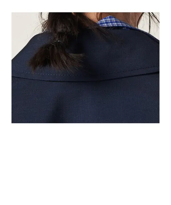 Miu Miu Logo Detailed Zip Up Jacket