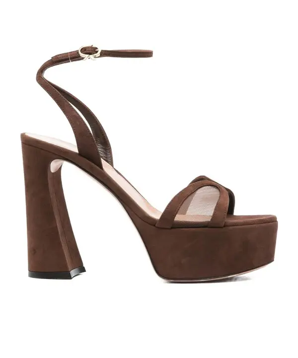 GIANVITO ROSSI 125mm Platform Ankle-strap Sandals
