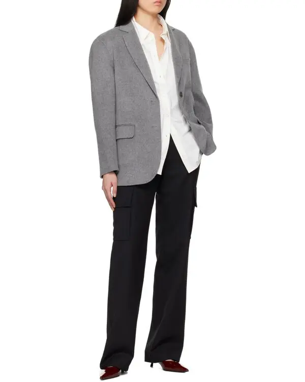 ANINE BING Quinn Blazer - Heather Grey