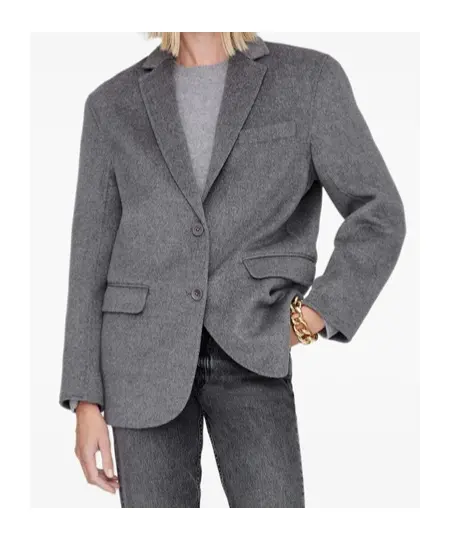 ANINE BING Quinn Blazer - Heather Grey
