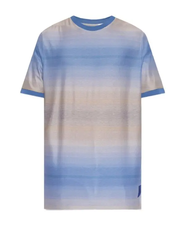 Paul Smith Stripe-pattern Cotton T-shirt