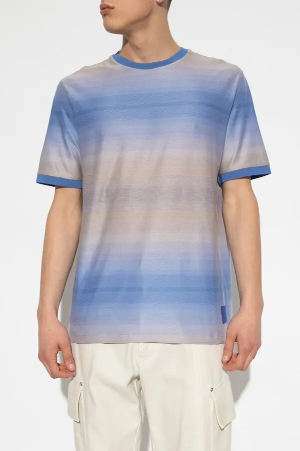 Paul Smith Stripe-pattern Cotton T-shirt