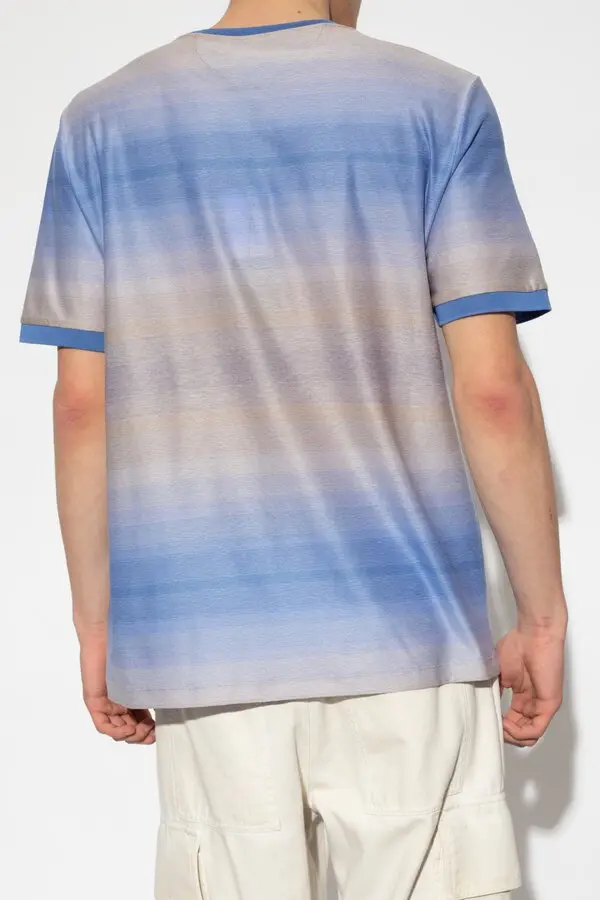 Paul Smith Stripe-pattern Cotton T-shirt