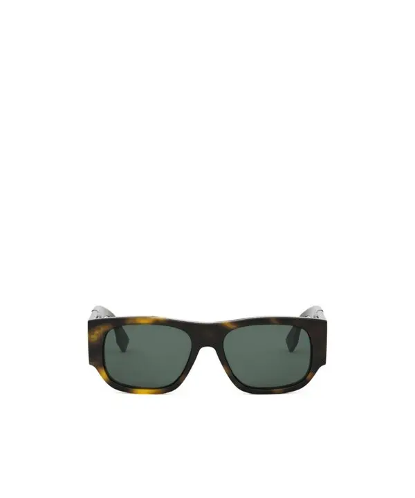 Fendi Rectangle Frame Sunglasses - Havana