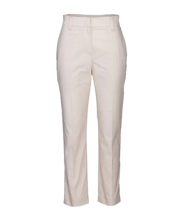 Brunello Cucinelli Pleated Cropped Tailored Trousers