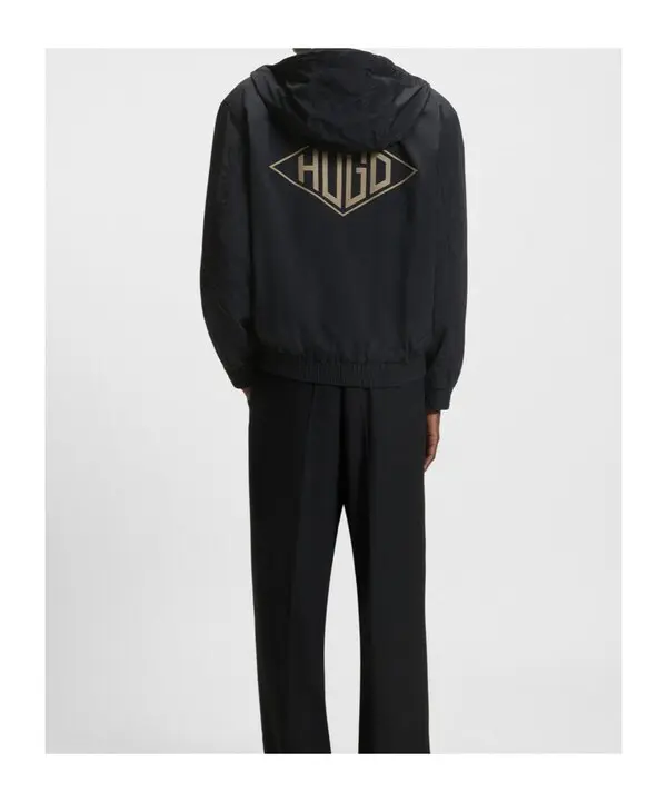 Hugo Boss Logo Hooded Jacket