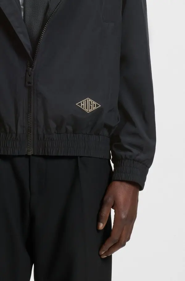 Hugo Boss Logo Hooded Jacket