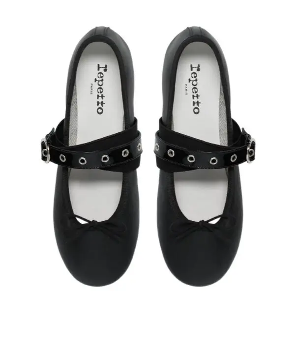 Repetto Ballet Twist Mary Jane Ballet Flats - Black