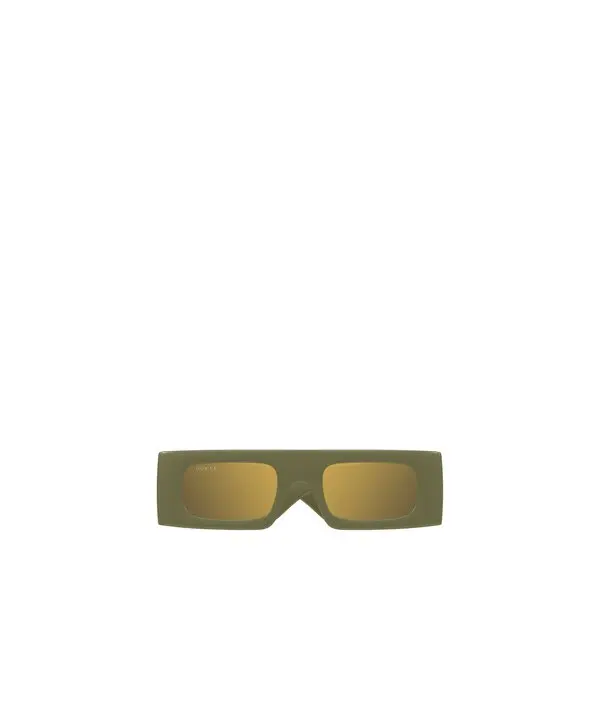 Gucci Rectangular Frame Sunglasses - Green